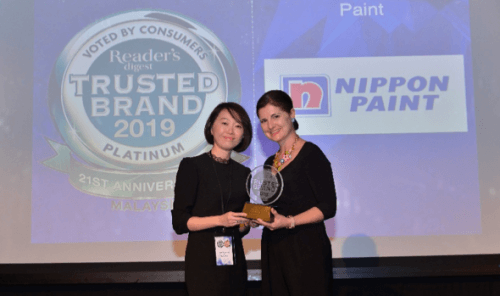 Nippon Paint named Most Trusted Brand for 14 consecutive years | News ...