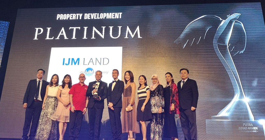 IJM Land Wins Platinum at The Putra Brand Awards 2019 | News Hub Asia